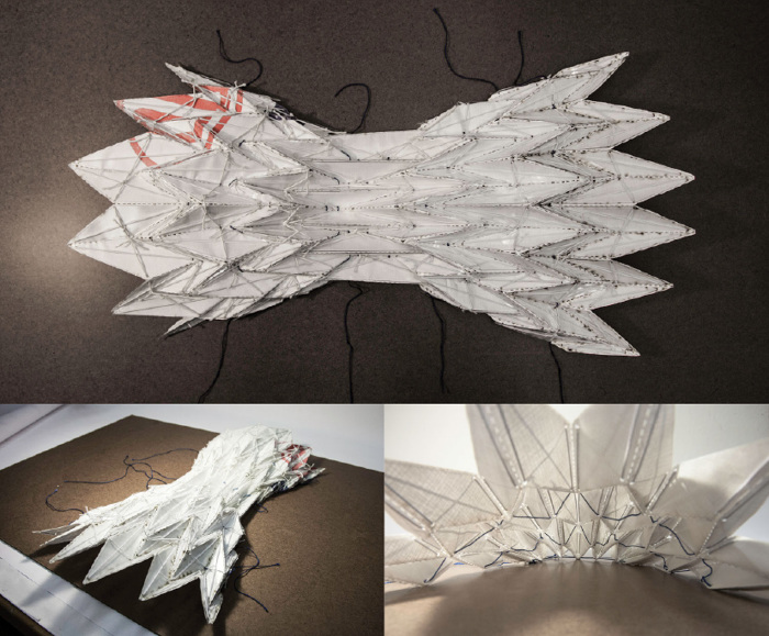 ปักพินในบอร์ด Adaptive Folding Structure (Surface)
